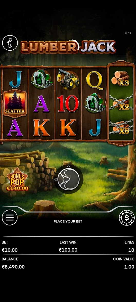Lumber Jack una afila tu hacha para ganar con esta slot